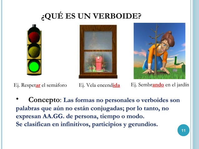 El verbo | PPT | Books and Literature