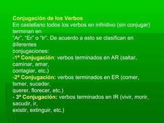 El verbo | PPT