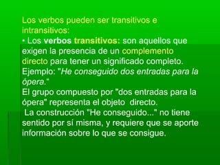 El verbo | PPT