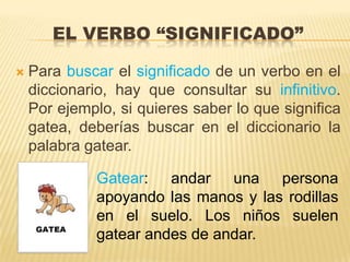 El verbo | PPTX