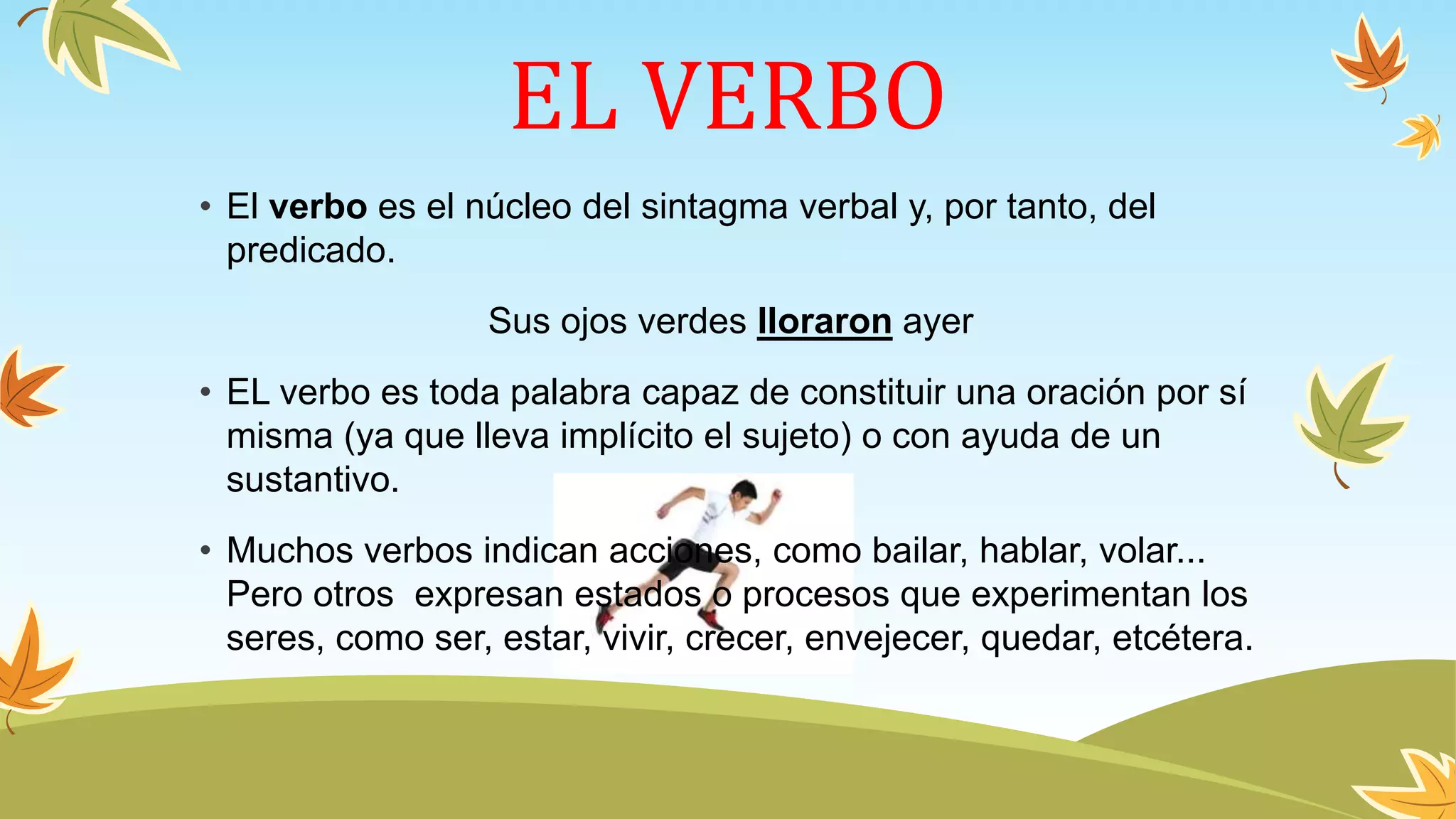 El verbo y su estructura | PPTX | Poetry | Books and Literature