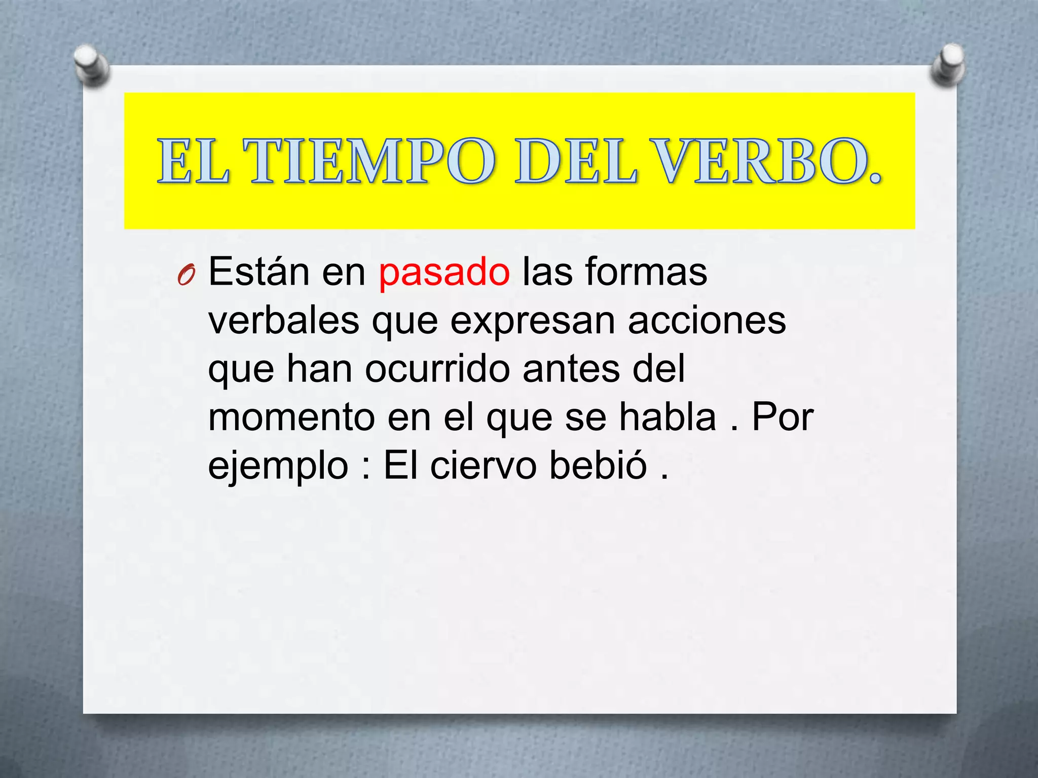 El verbo.tiempo y modo. | PPT