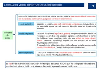 EL VERBO. DEFINICIÓN. CLASES. USOS RECTOS Y DESVIADOS. PERÍFRASIS ...