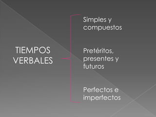 El verbo (iii) | PPT