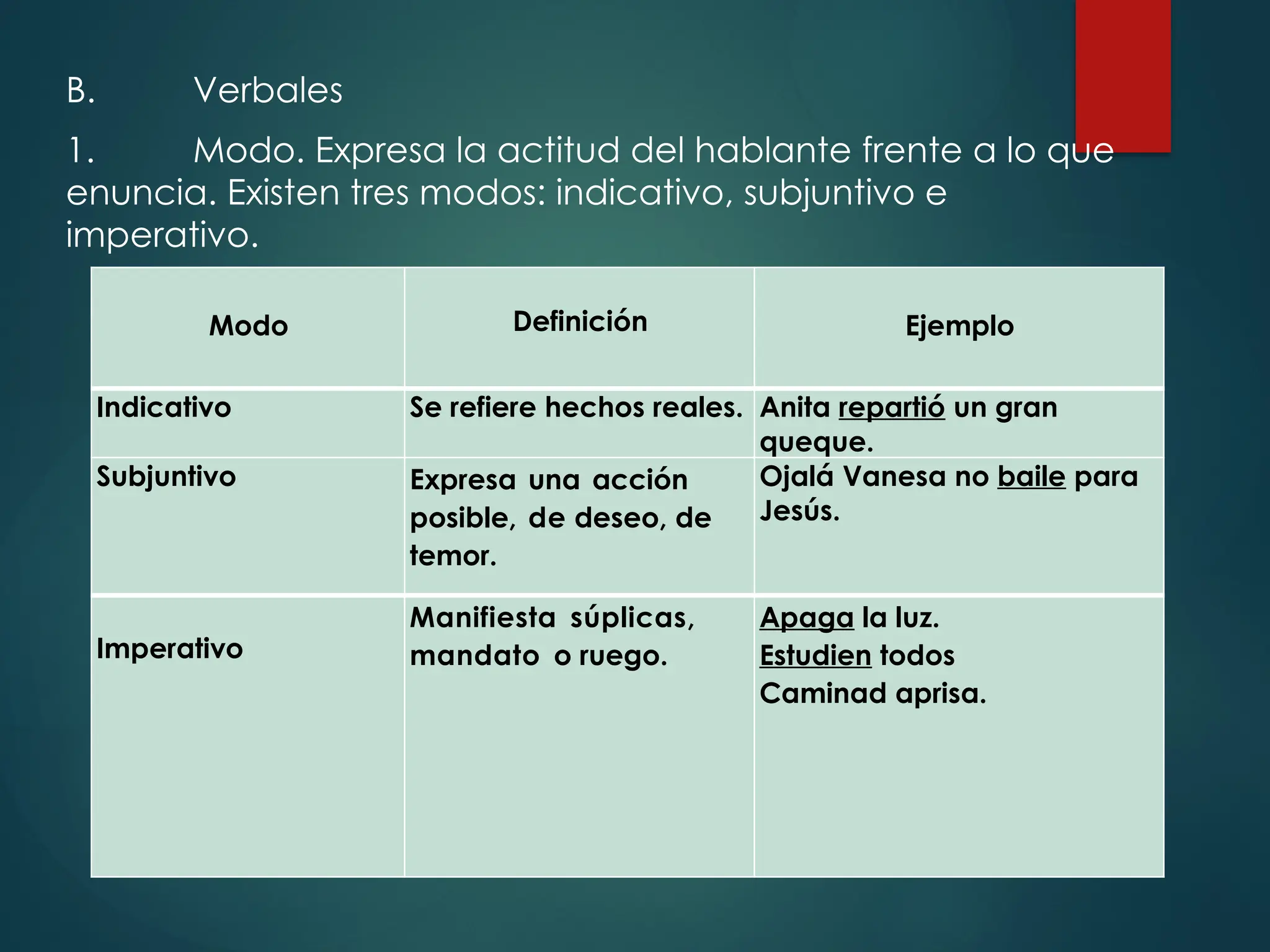 EL VERBO, Clasificación, Tipos y criteriosPrimera Opción UNSAAC.pptx