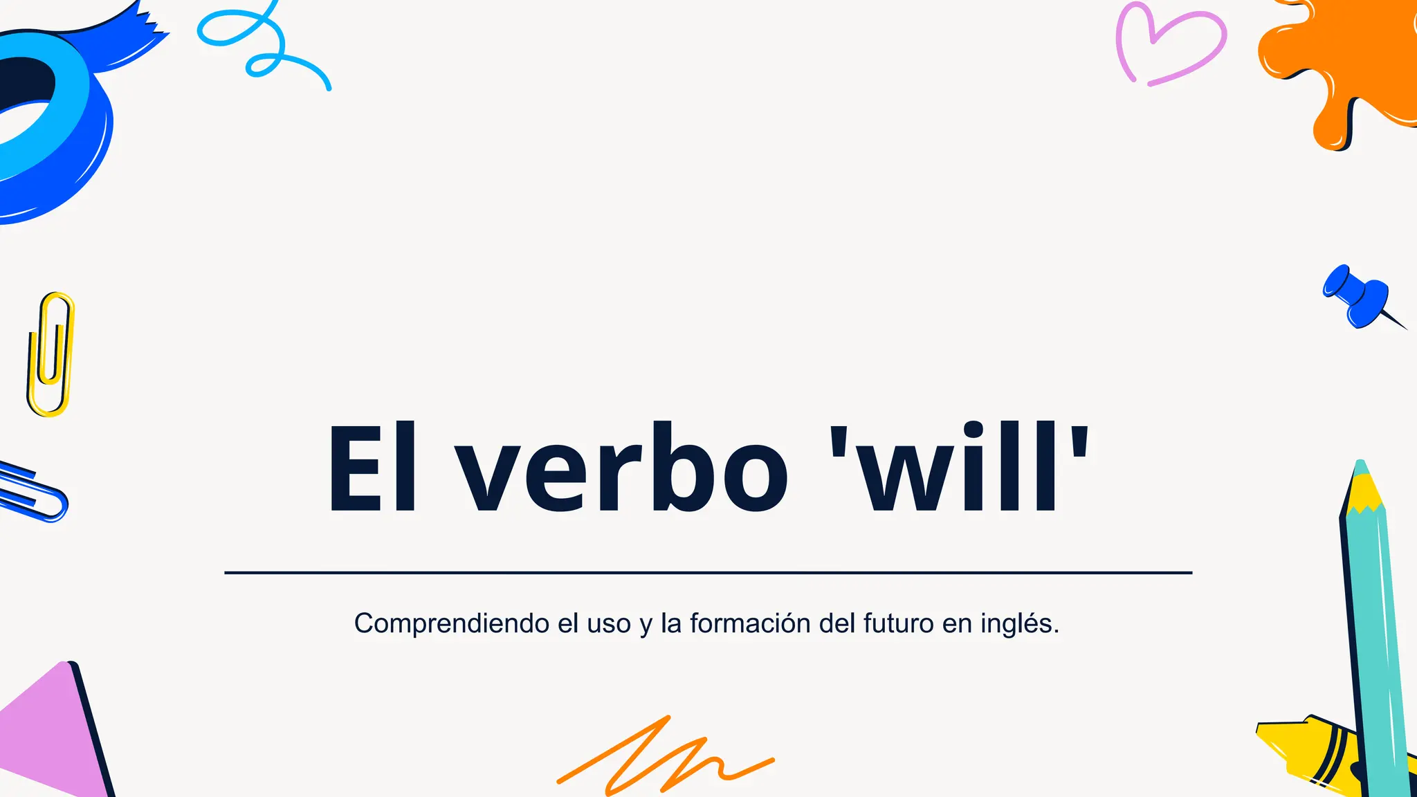 El verbo will clase de inglés nivel A1/A2 | PPTX