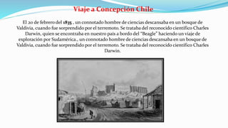 El viaje de Charles Darwin en el Beagle | PPTX