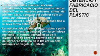 El vidre y el plastic | PPT