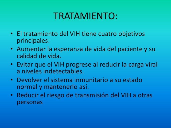 Tratamiento Del Vih