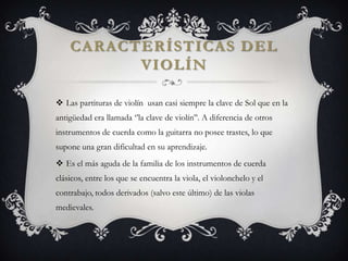 El violín | PPTX