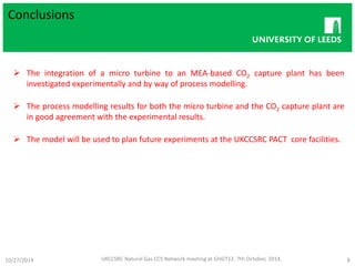 Experimental and Process Modelling Study of Integration of a Micro ...