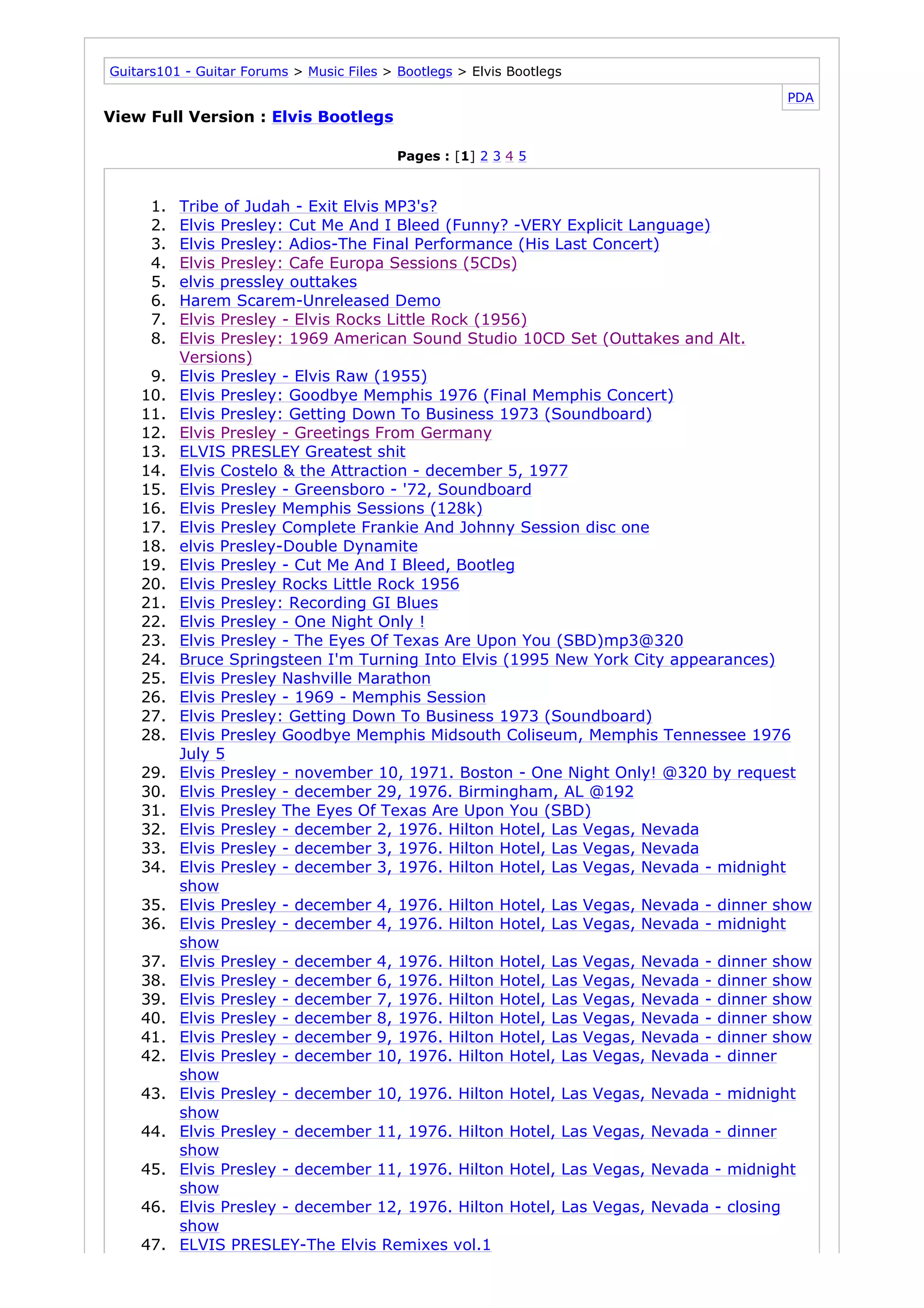 Elvis Collection6 | PDF