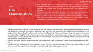 Education ERP Software in Malaysia - Elvis ERP | PPT