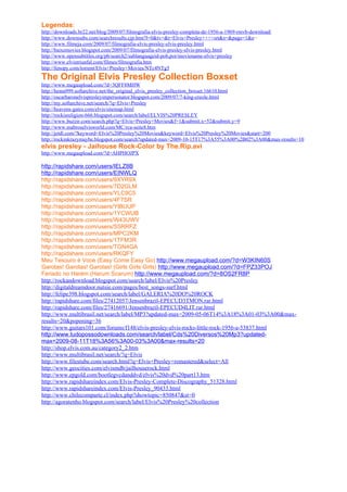 Elvis Presley Filmography Movies | DOC