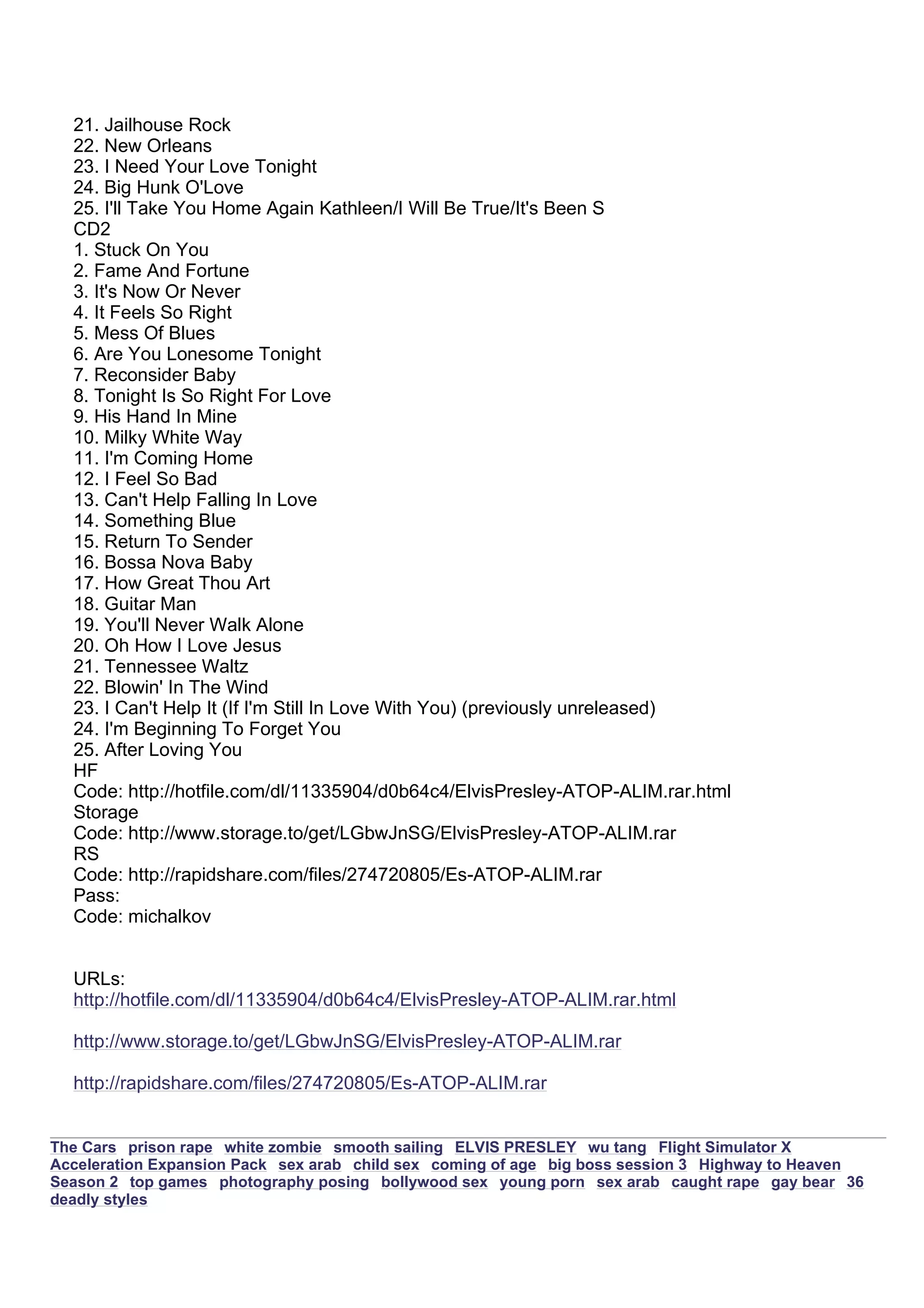 Elvis Presley Platinum A Life In Music 2 Cds 1997 | PDF