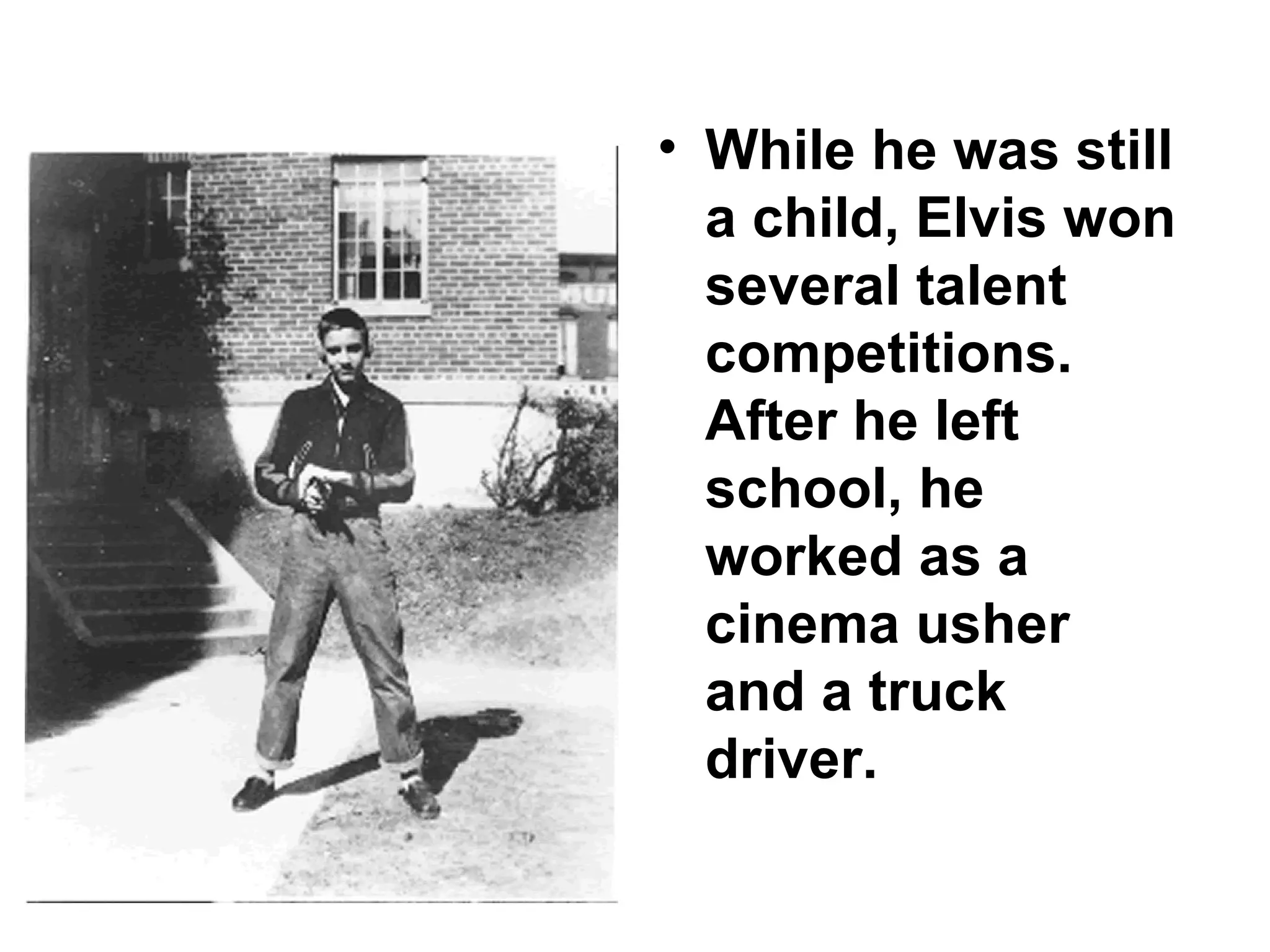 Elvis presley biography | PPT