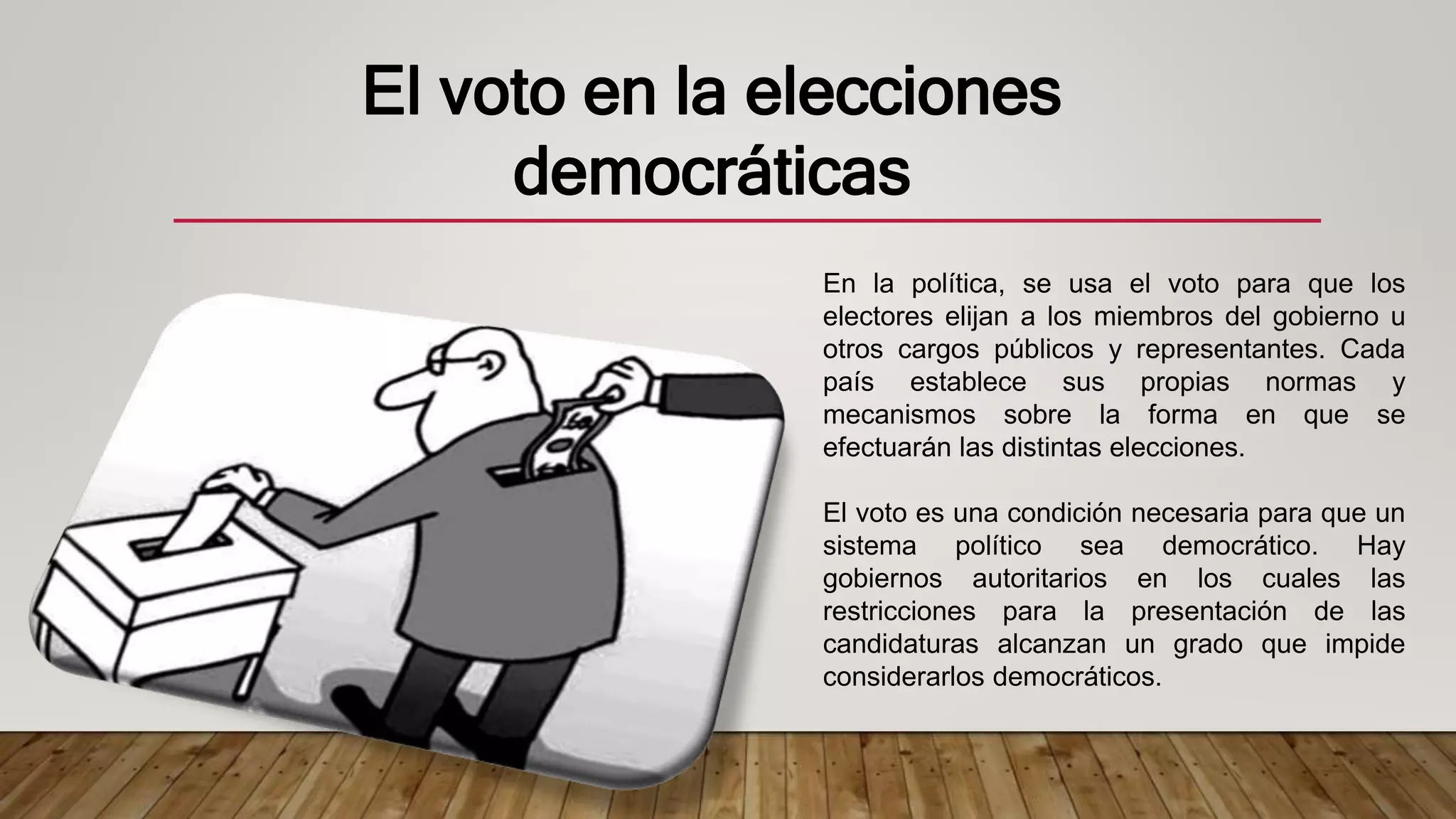 El voto | PPT