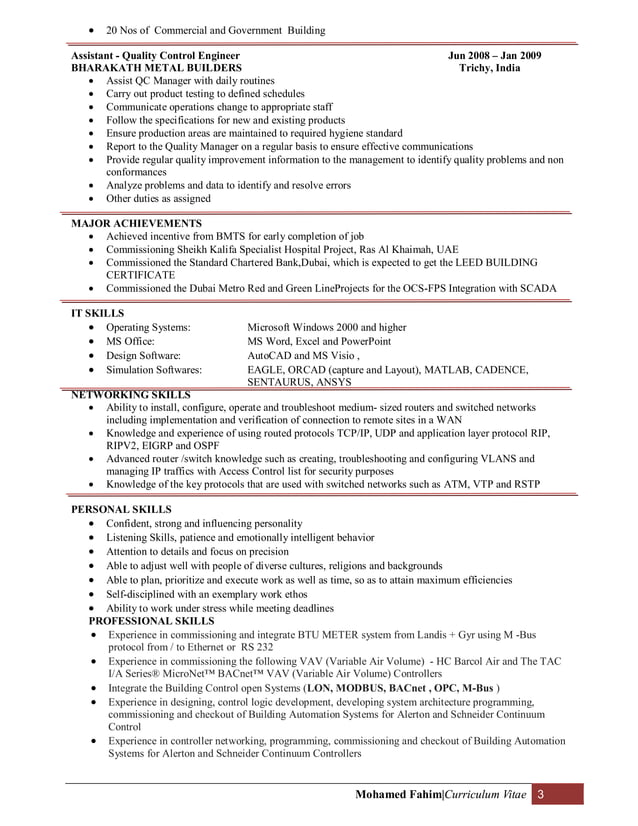 Elv project engineer | PDF