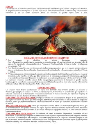 EL VULCANISMO GEOGRAFÍA 5TO II BIM..docx