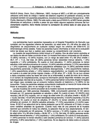 VALIDACIÓN DEL WAIS III | PDF