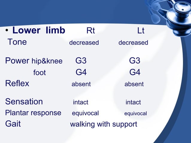 GBS case presentation | PPT | Physical Therapy | Wellness