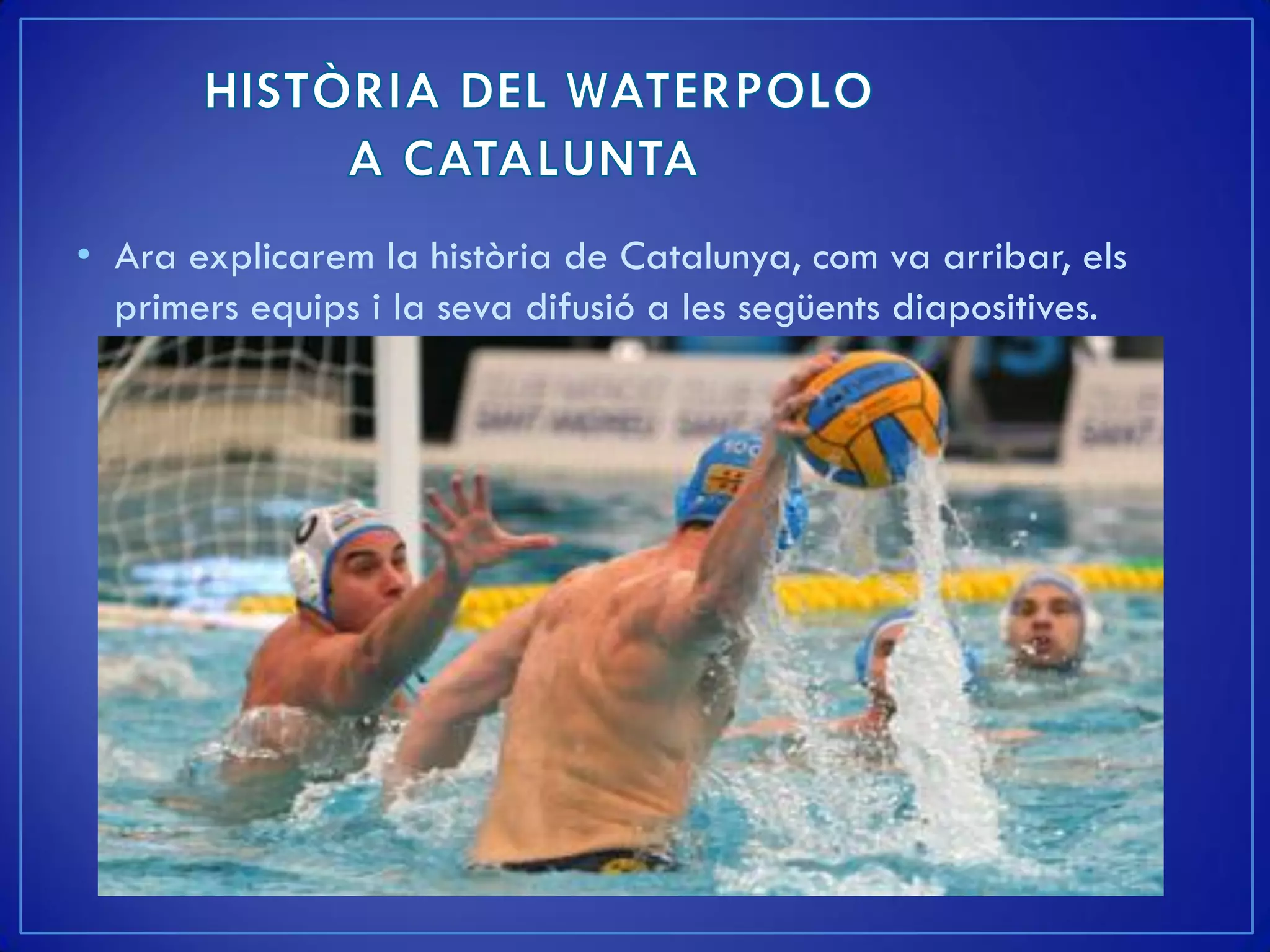 El waterpolo Treball | PPT