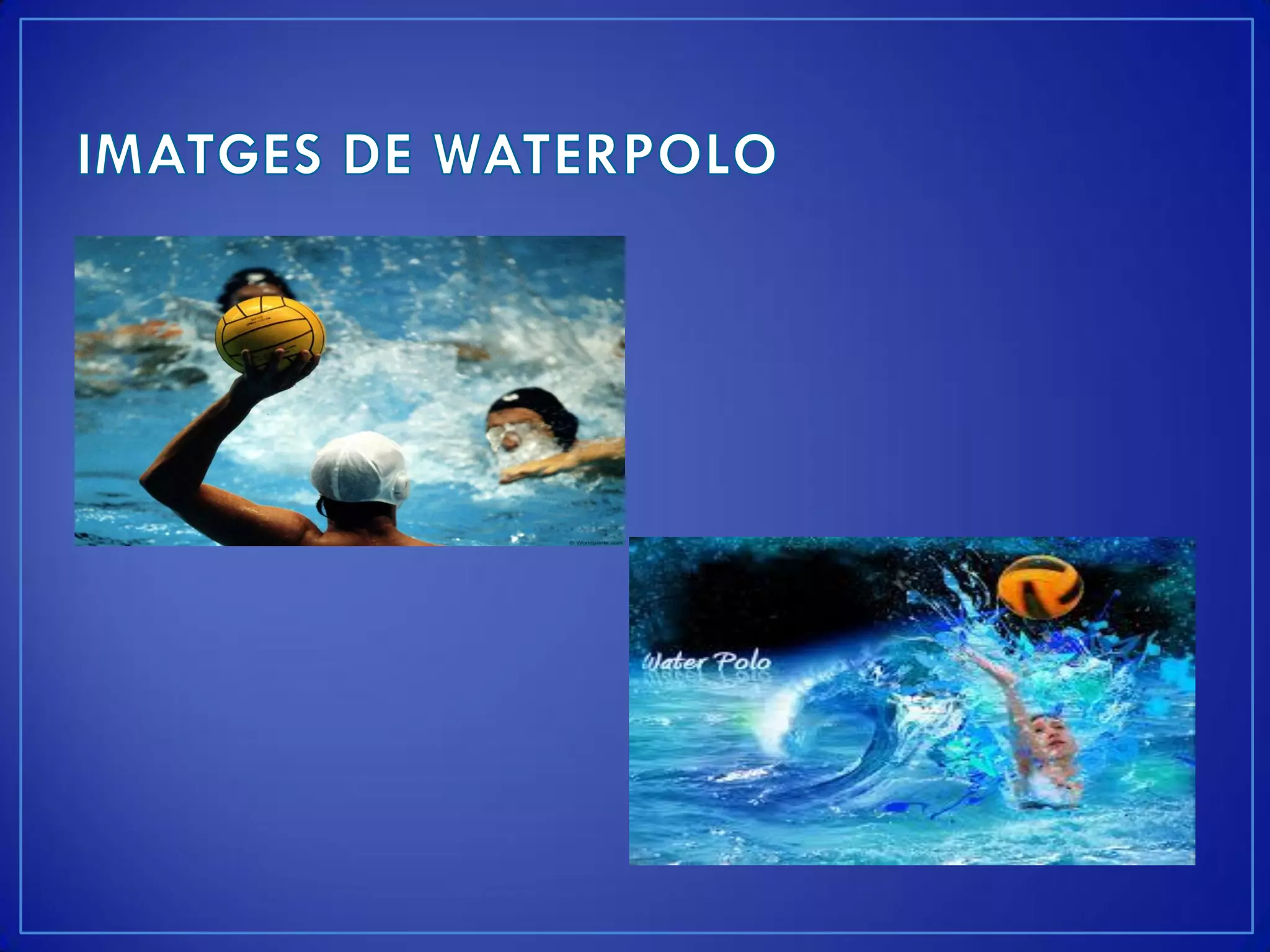 El waterpolo Treball | PPT