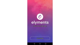 Elements – App Screenshots | PPTX