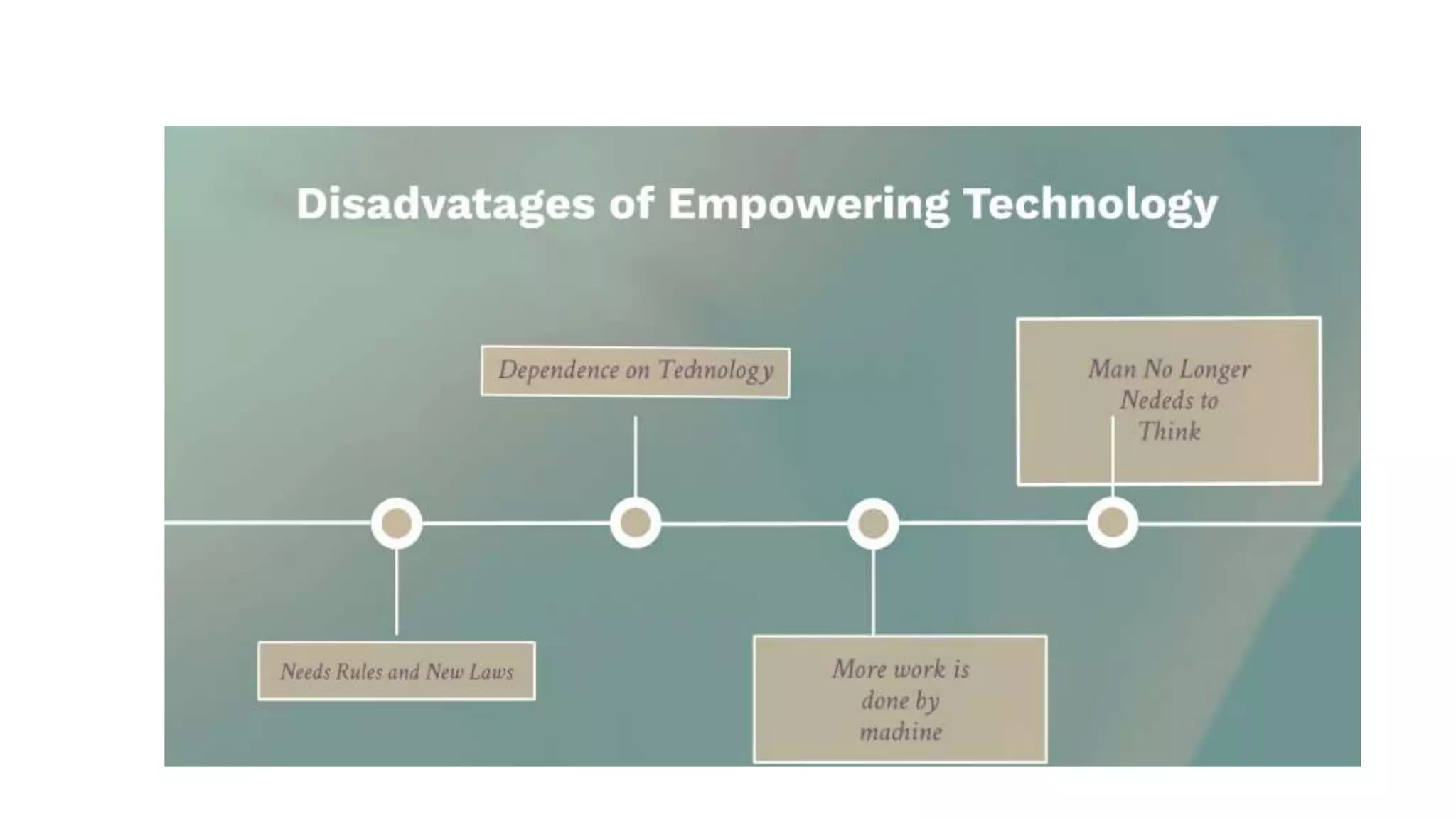 Advantages and Disadvantages of Empowering Technology | PPT