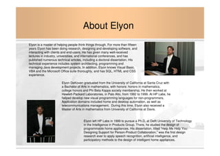 Portfolio of Elyon DeKoven | PDF