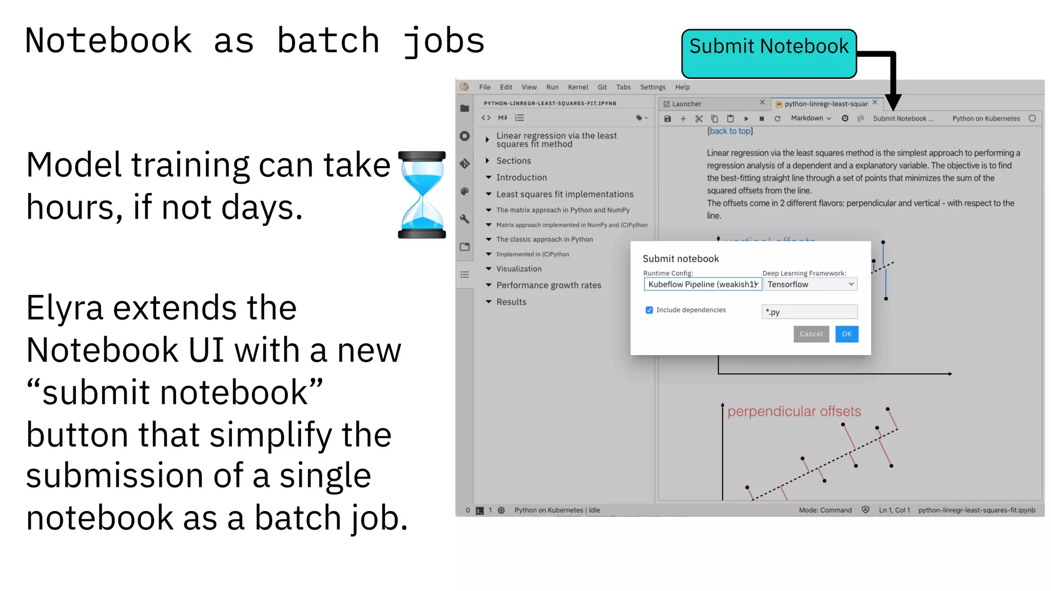 Elyra - a set of AI-centric extensions to JupyterLab Notebooks. | PPT