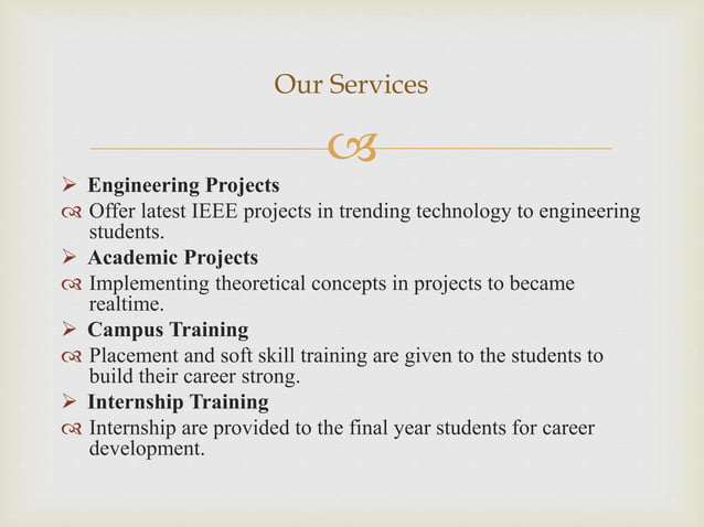 Latest IEEE and final Year Projects | PPT