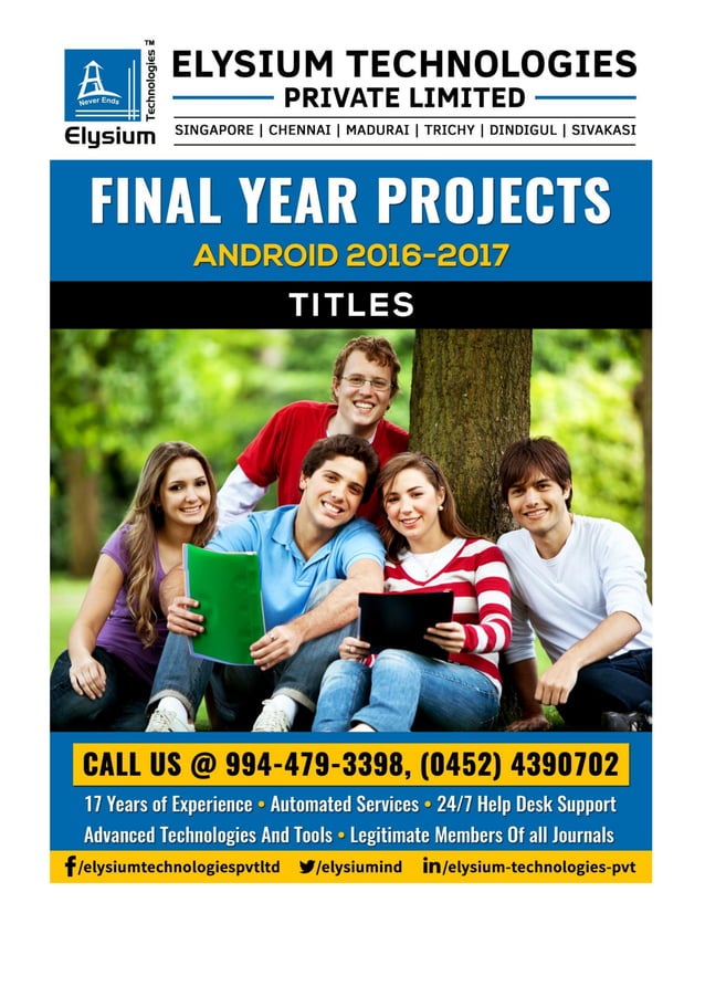 Elysium technologies android 2016 17 titles | PDF | Free Download