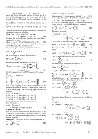 Elzaki transform homotopy perturbation method for | PDF