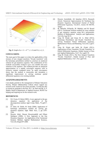 Elzaki transform homotopy perturbation method for (2) | PDF
