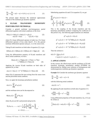 Elzaki transform homotopy perturbation method for solving gas dynamics equation | PDF | Web ...