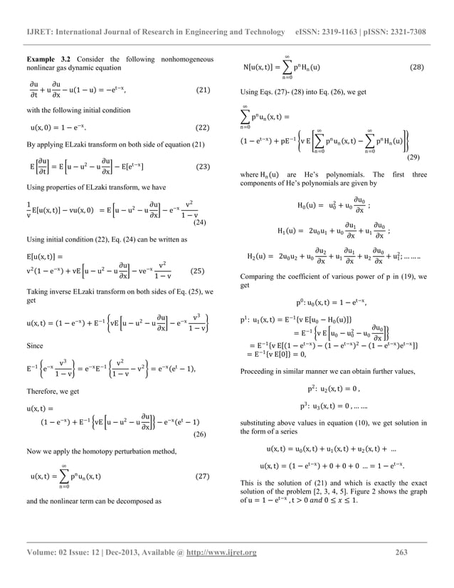 Elzaki Transform Homotopy Perturbation Method For Solving Gas Dynamics