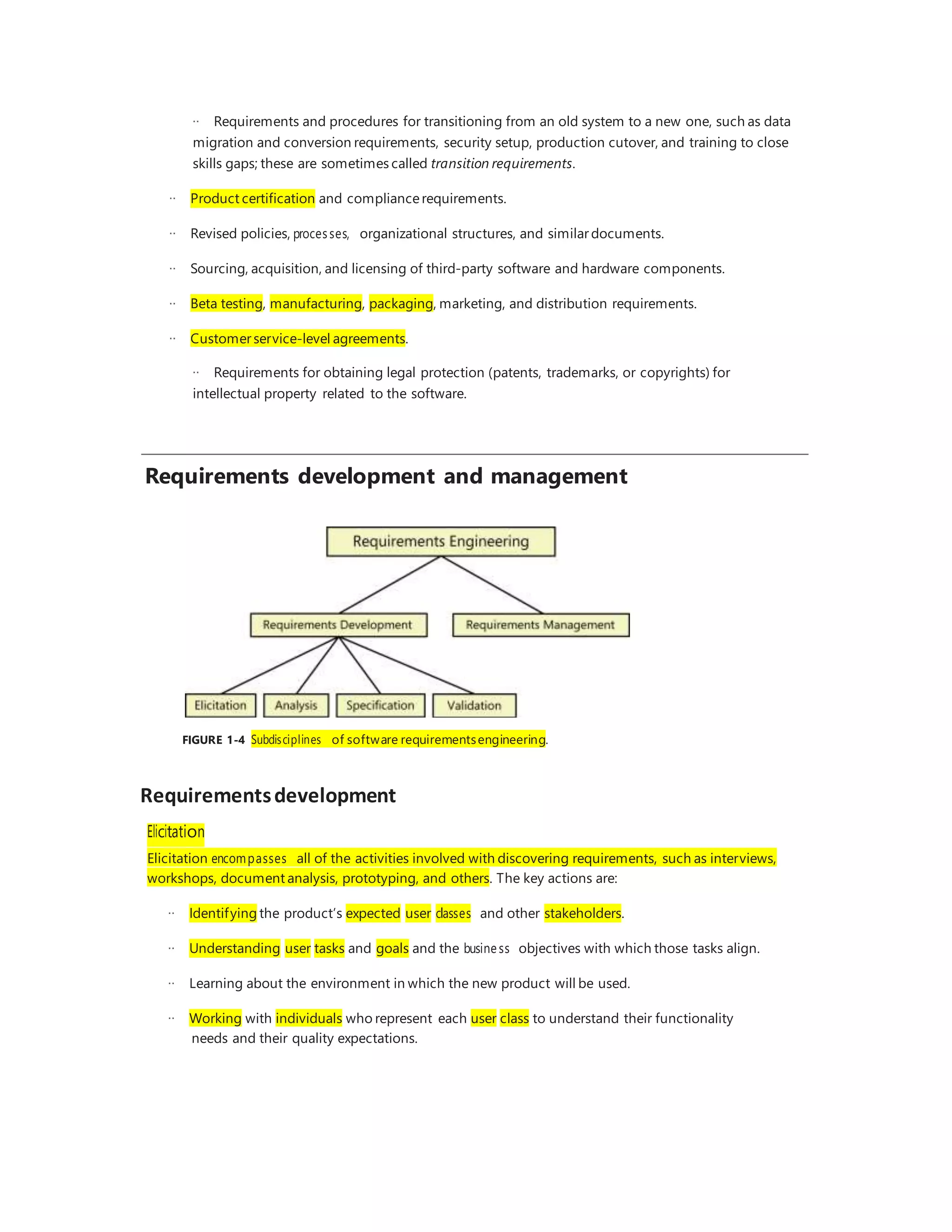 Software Requirements (3rd Edition) summary | DOCX