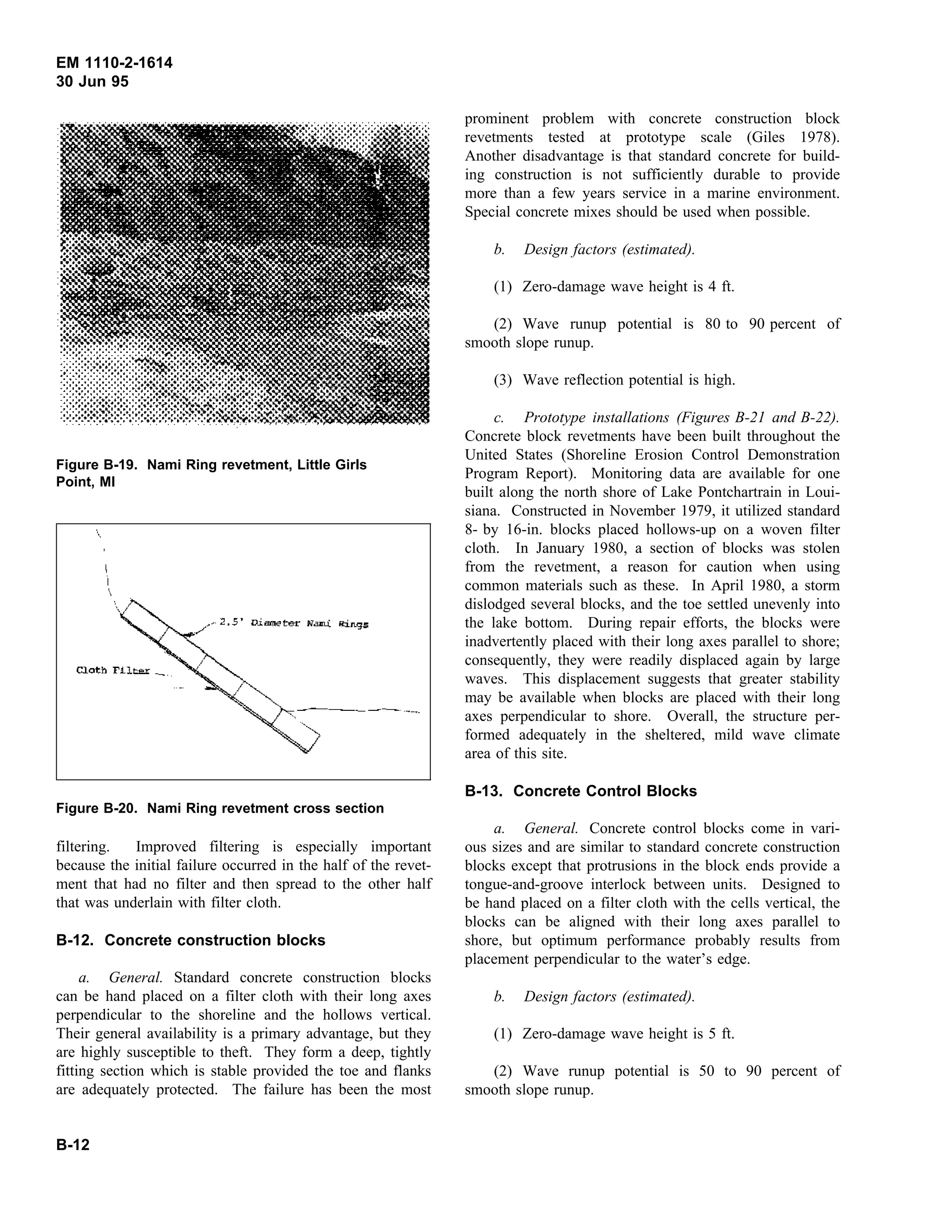 Em 1110-2-1614 design of coastal revetments,seawalls, and bulkheads | PDF
