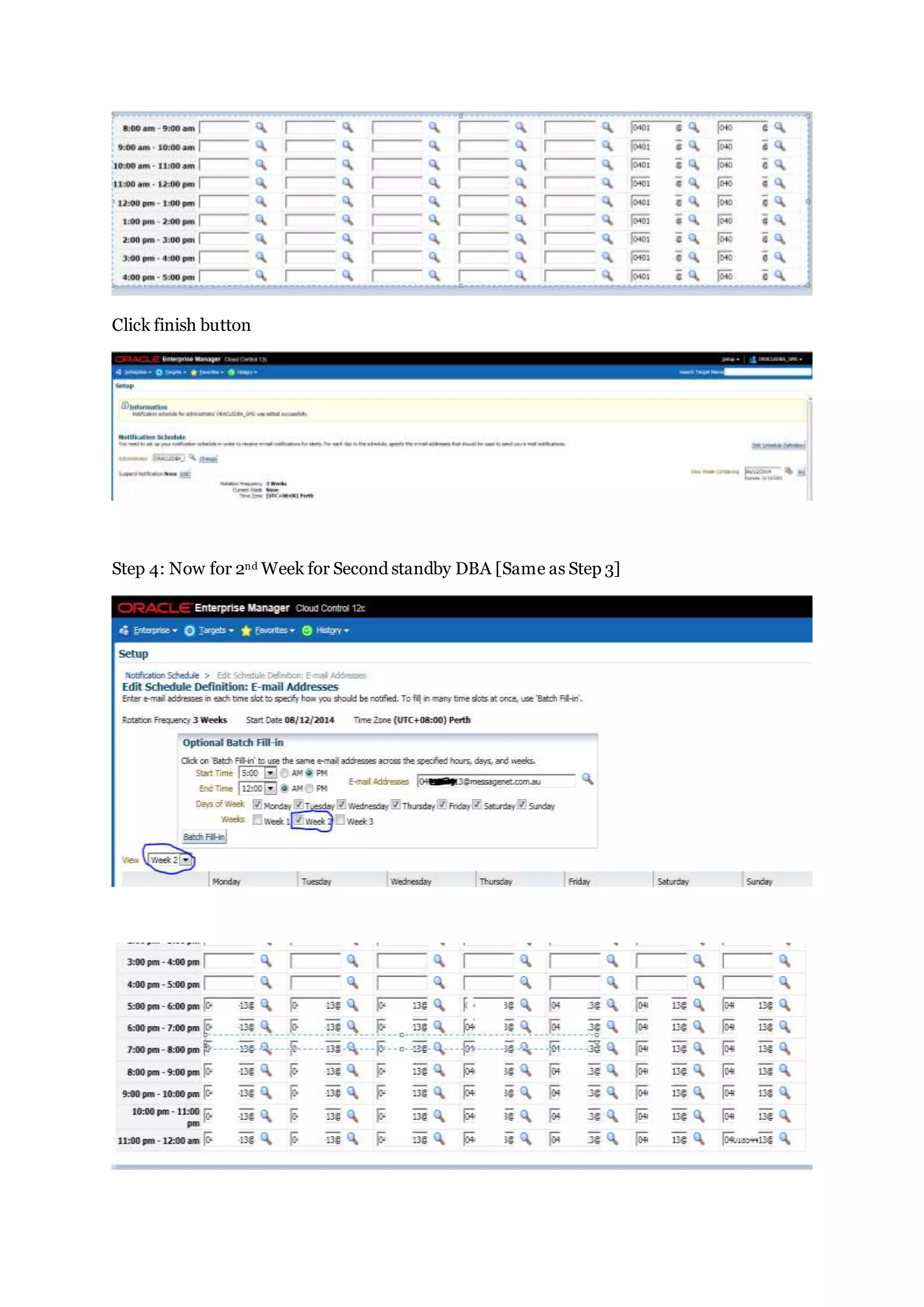SMS notification setup using EM12c | PDF