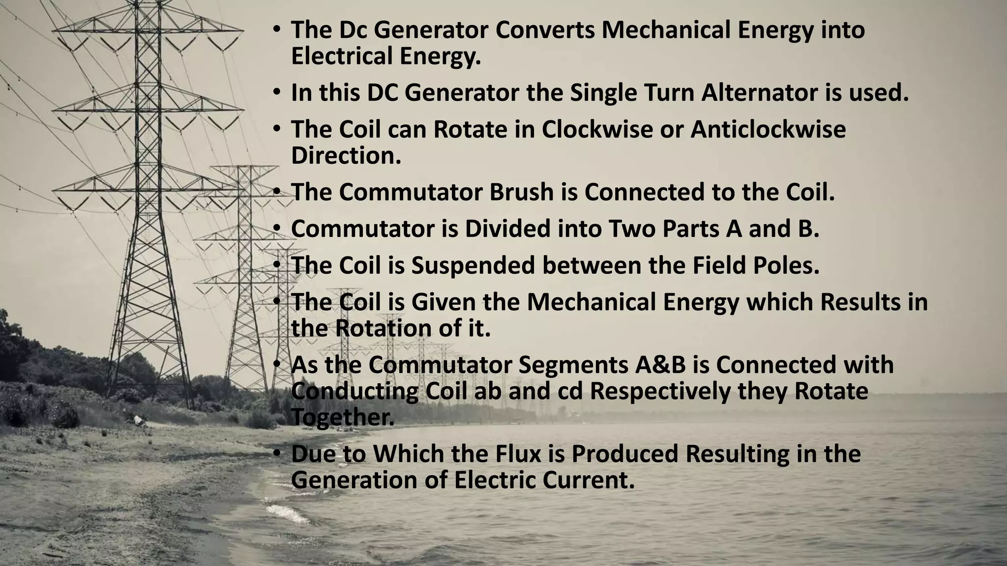 DC GENERATOR | PPTX