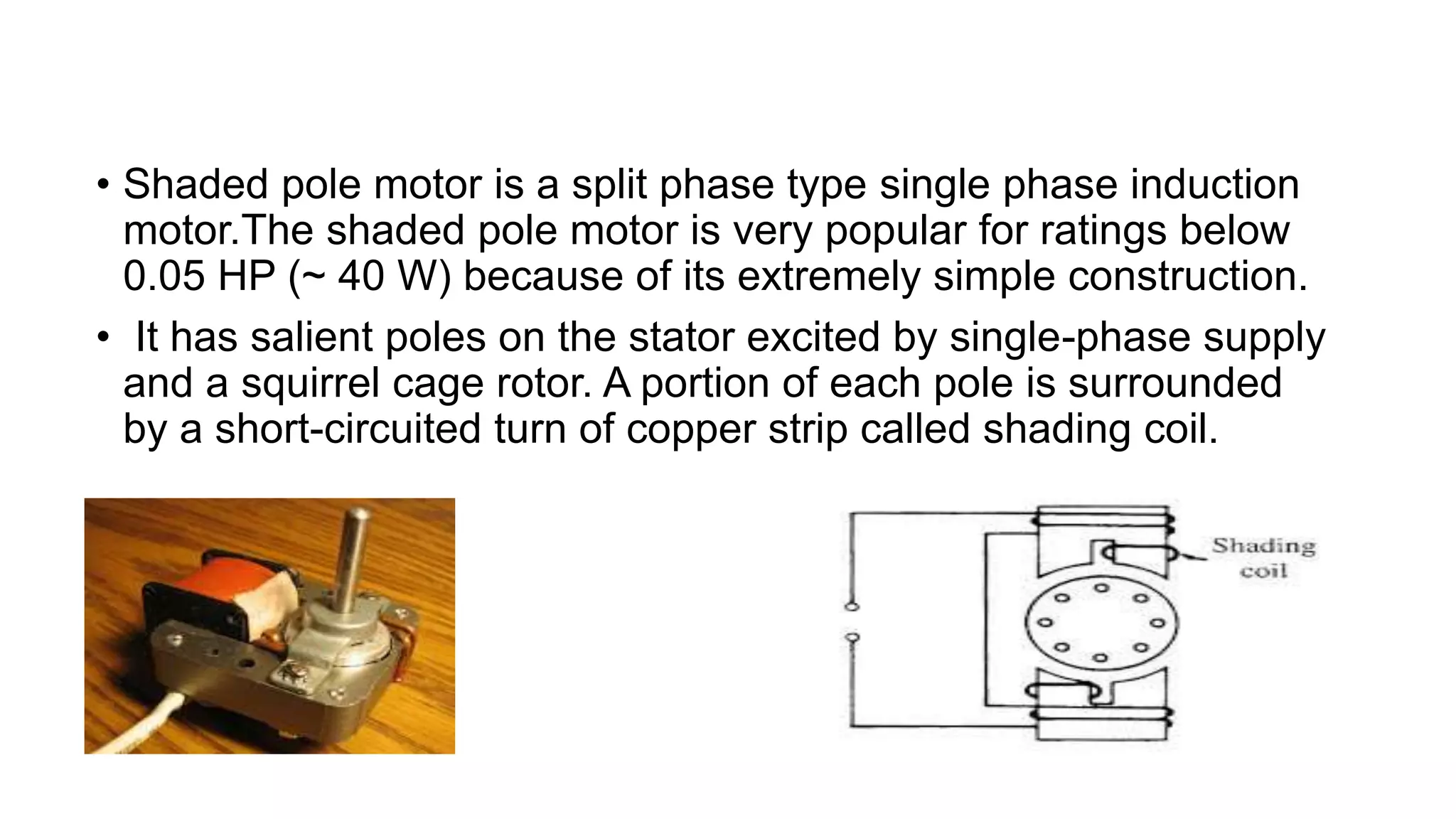 Pole Shade Motors | PPTX