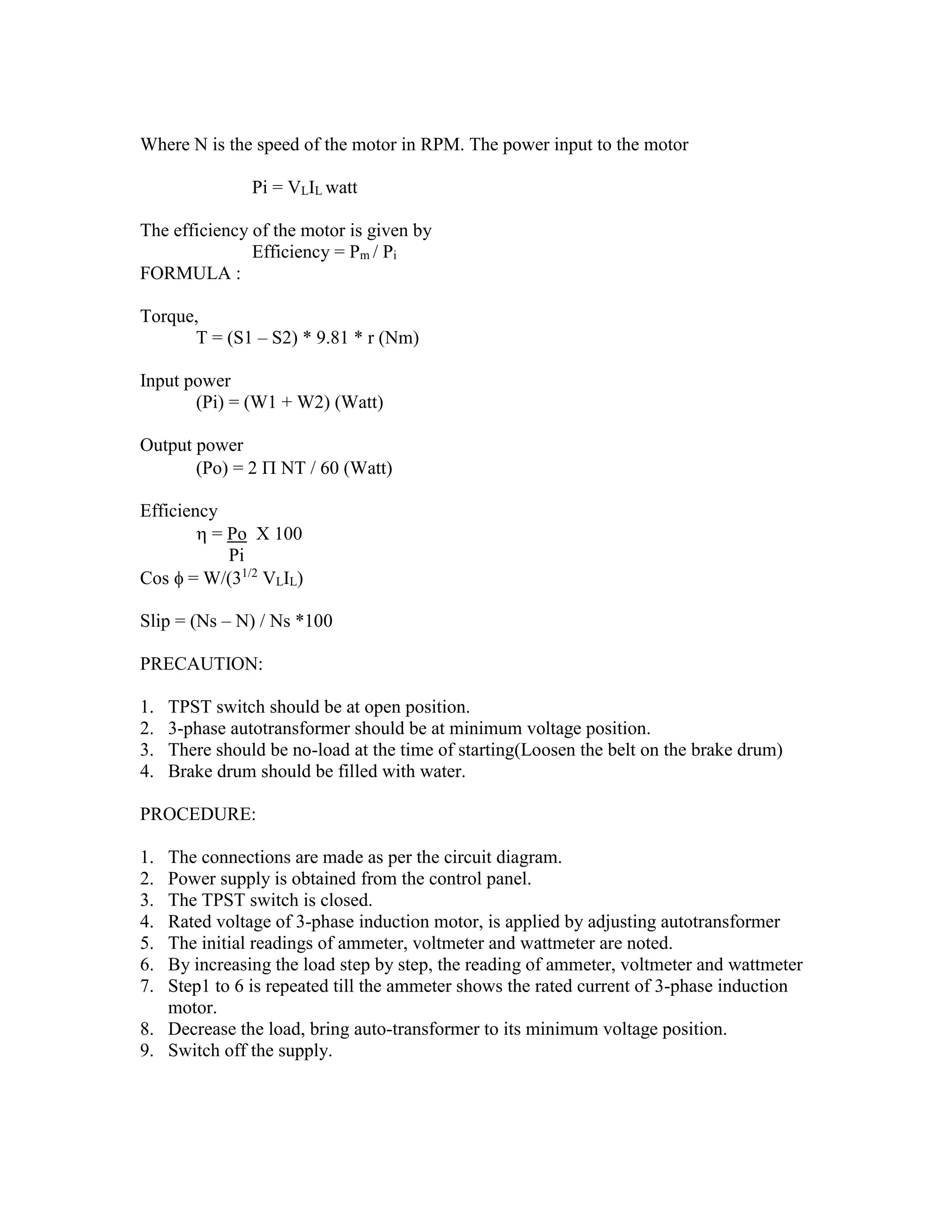 EM-2 LAB MANUAL induction motors and alternators | PDF