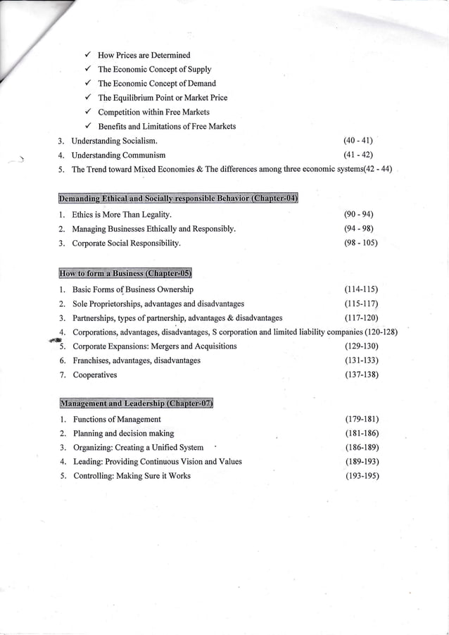 Em 501 introduction to business-course outline | PDF | Business ...