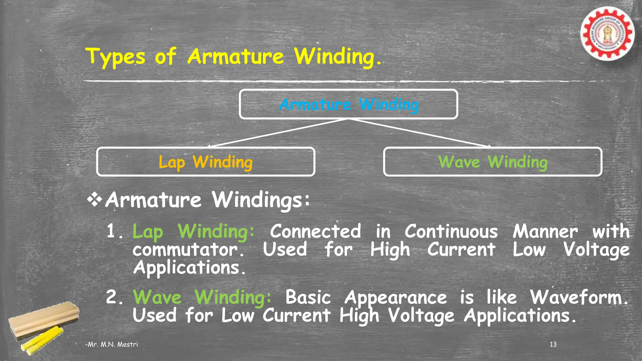 EM-I 4th Chapter DC Generator basic concepts | PPT