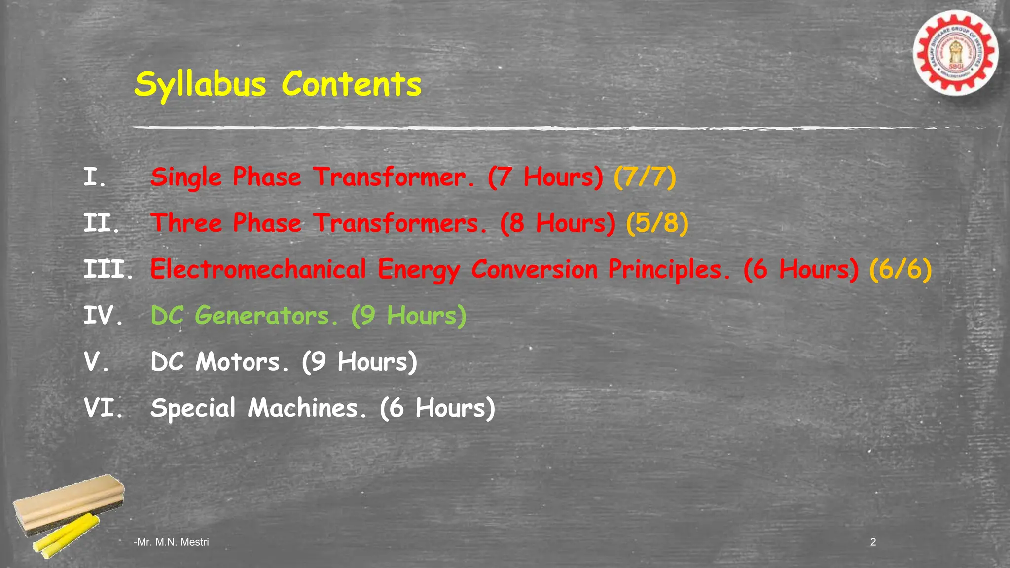 EM-I 4th Chapter DC Generator basic concepts | PPT