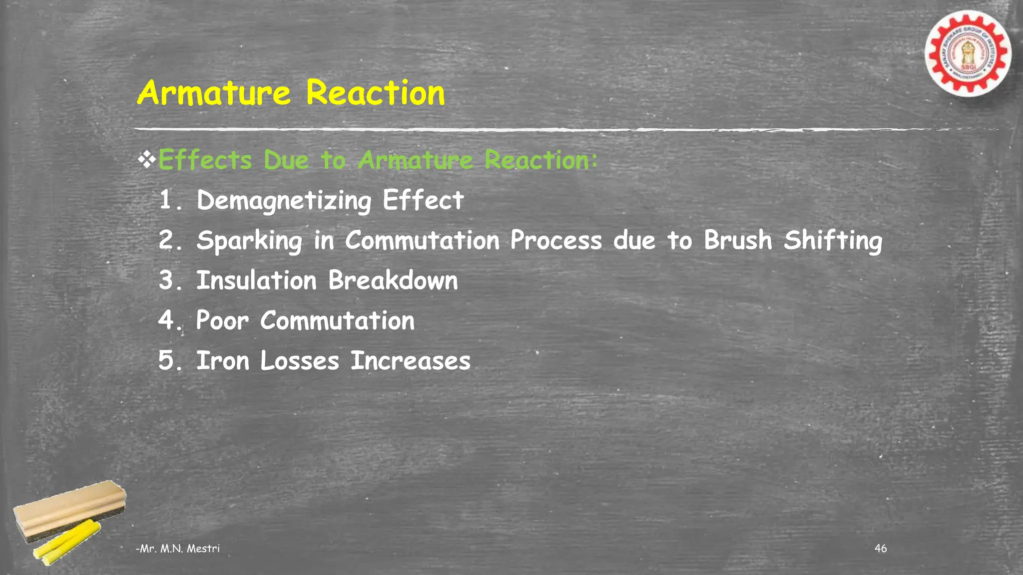 EM-I 4th Chapter DC Generator basic concepts | PPT
