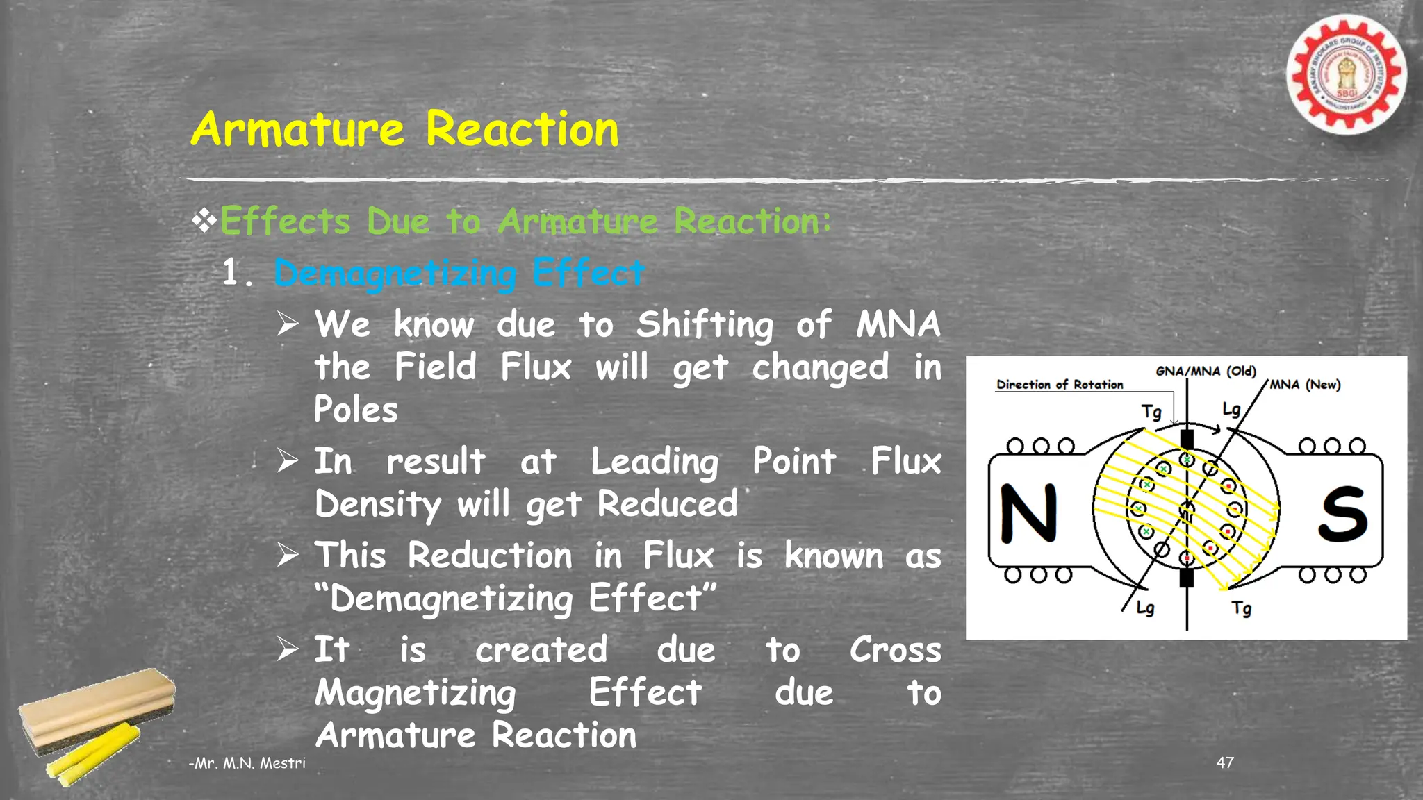 EM-I 4th Chapter DC Generator basic concepts | PPT