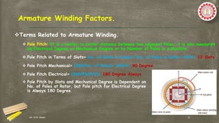 EM-II 2nd Chapter on Armature (Stator) Windings | PPTX