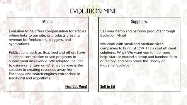 Evolution Mine Launches 4/20 & 4/22 | PPT | Free Download